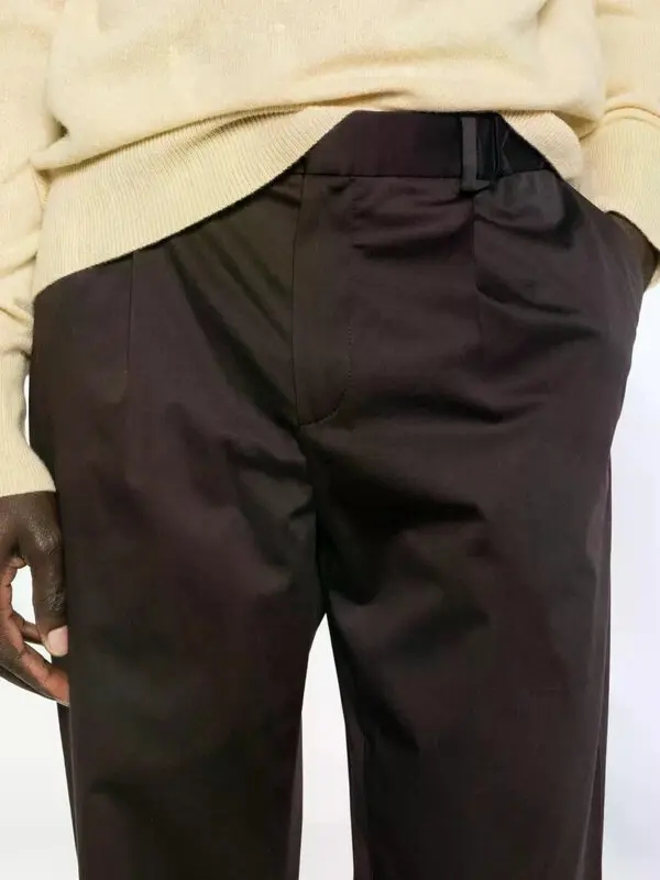 Agnona Pleated Trousers - Brown