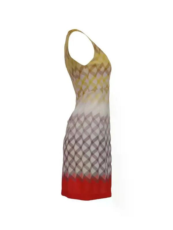 Missoni Patterned V-neck Mini Dress