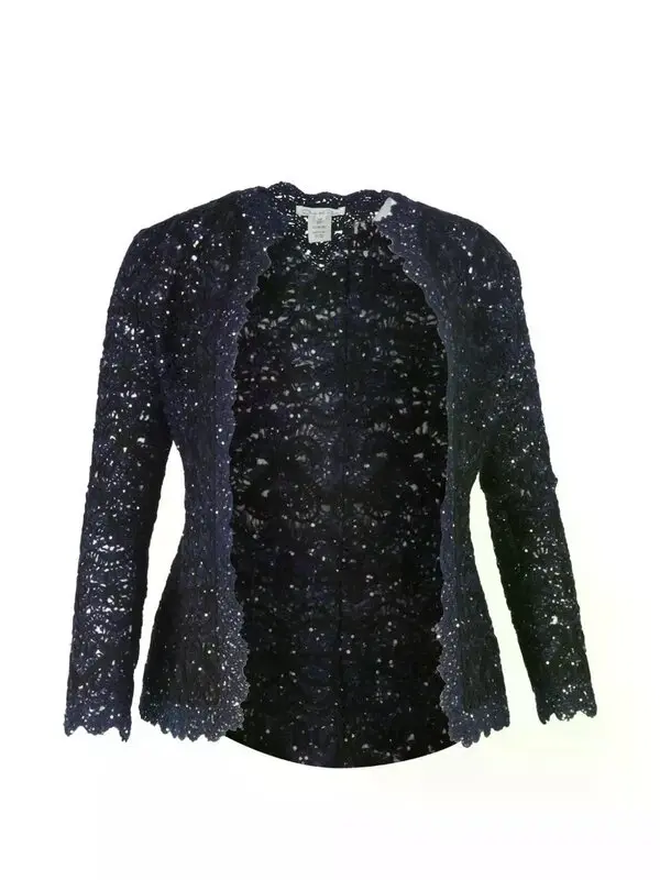Oscar De La Renta Embroidered Sequin Jacket