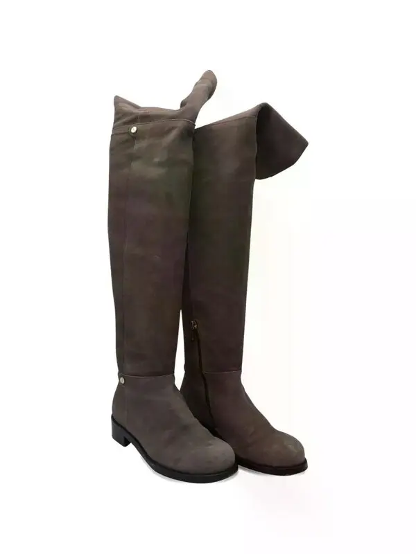 JIMMY CHOO Suede Knee-length Boots