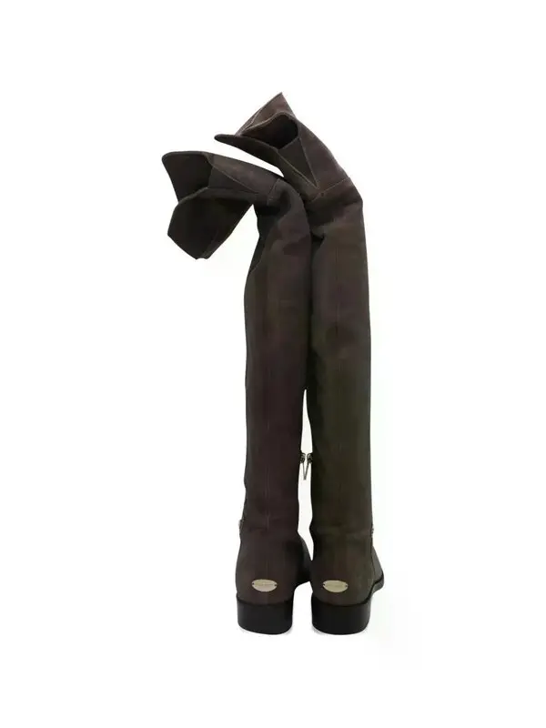 JIMMY CHOO Suede Knee-length Boots
