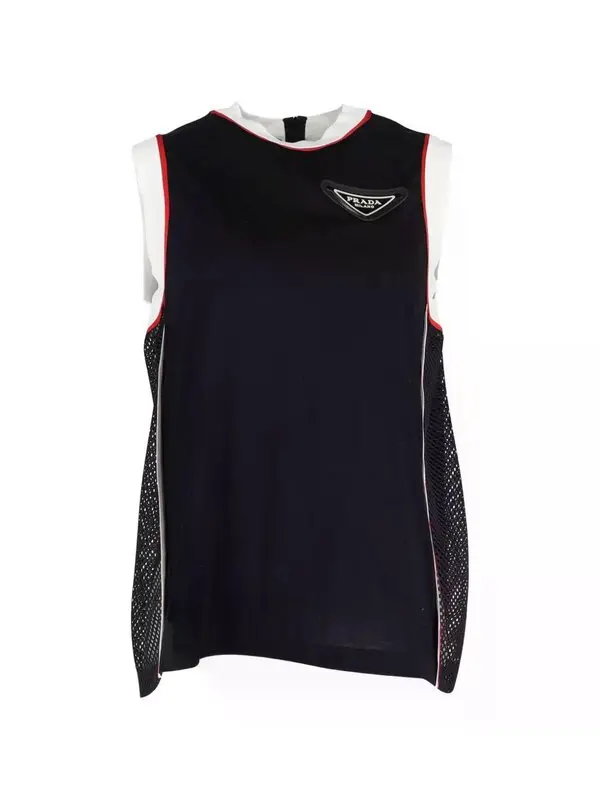 Prada Logo-plaque Tank Top