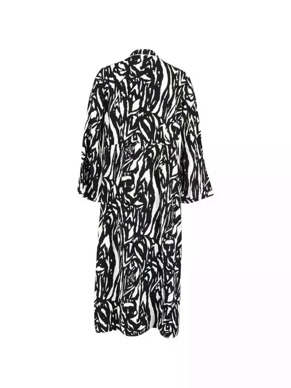 Rixo Zebra-print Wrap Dress