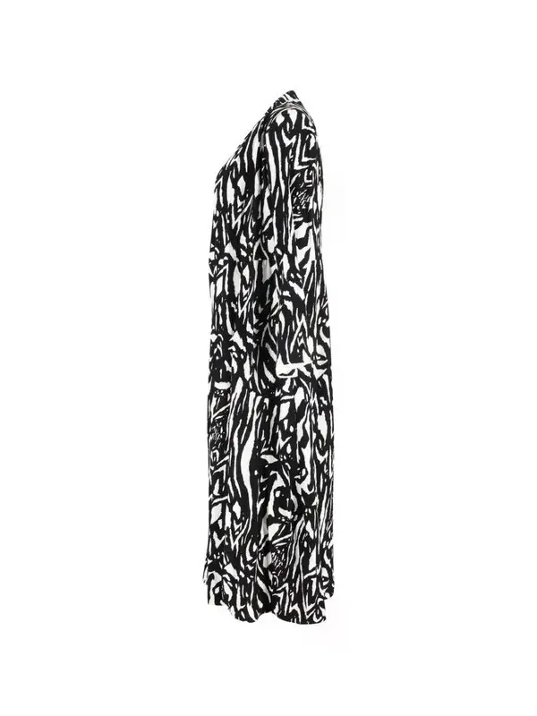 Rixo Zebra-print Wrap Dress