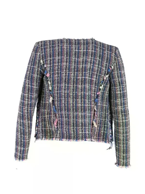 IRO PARIS Tartan Open-front Jacket