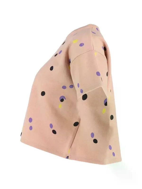 Marni Polka-dot Crop T-shirt