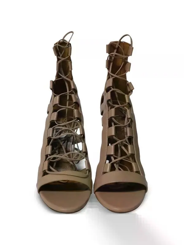 AQUAZZURA Lace-up Leather Sandals