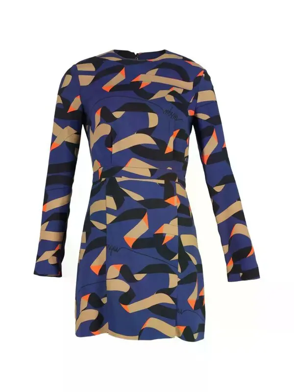 MSGM Graphic-pattern Mini Dress