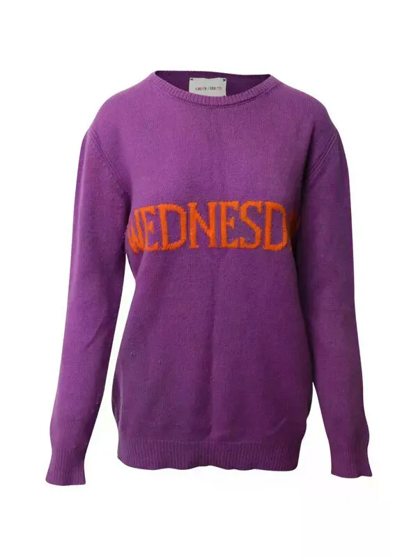 Alberta Ferretti Wednesday Patch Sweatshirt