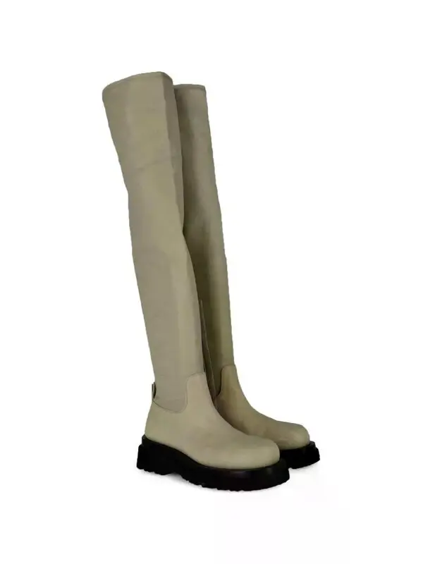 Bottega Veneta Lug-sole Over-the-knee Boots - Neutrals