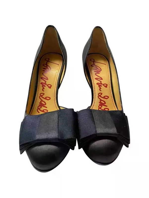LANVIN Bow Satin Pumps