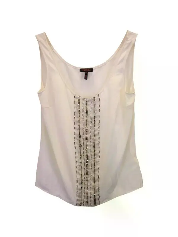 Escada Sleeveless Sequin Embellished Top