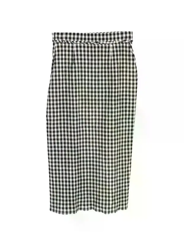 Altuzarra Checked Pencil Skirt