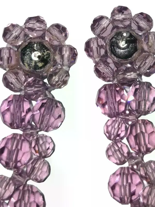 Simone Rocha Crystal Flower-detail Earrings