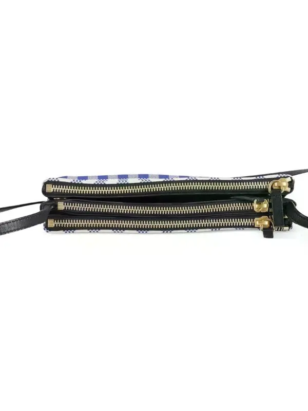 Celine Trio Gingham Cross Body Bag