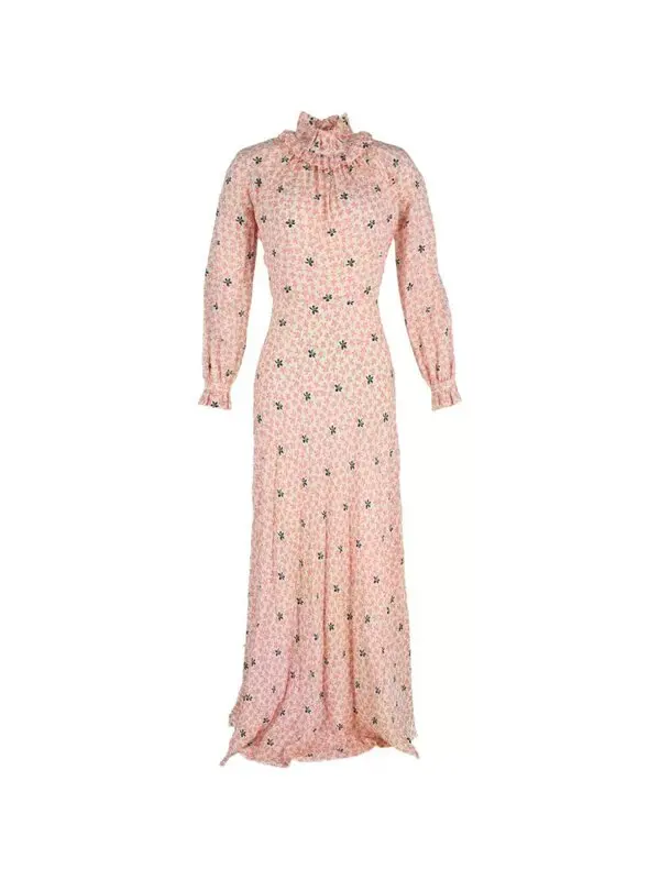 Vilshenko Eleanora Floral-print Maxi Dress
