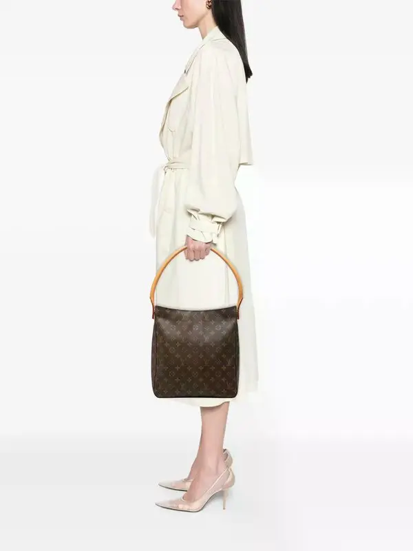 LOUIS VUITTON 1999 Monogram Looping Gm Shoulder Bag - Brown