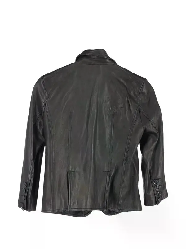 Diane Von Furstenberg Double-breasted Leather Jacket