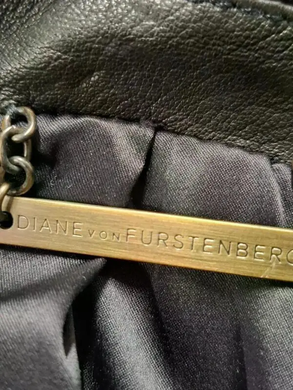 Diane Von Furstenberg Double-breasted Leather Jacket