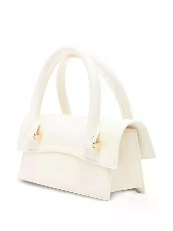 Patrizia Pepe Fly Bamby Logo Tote Bag - White