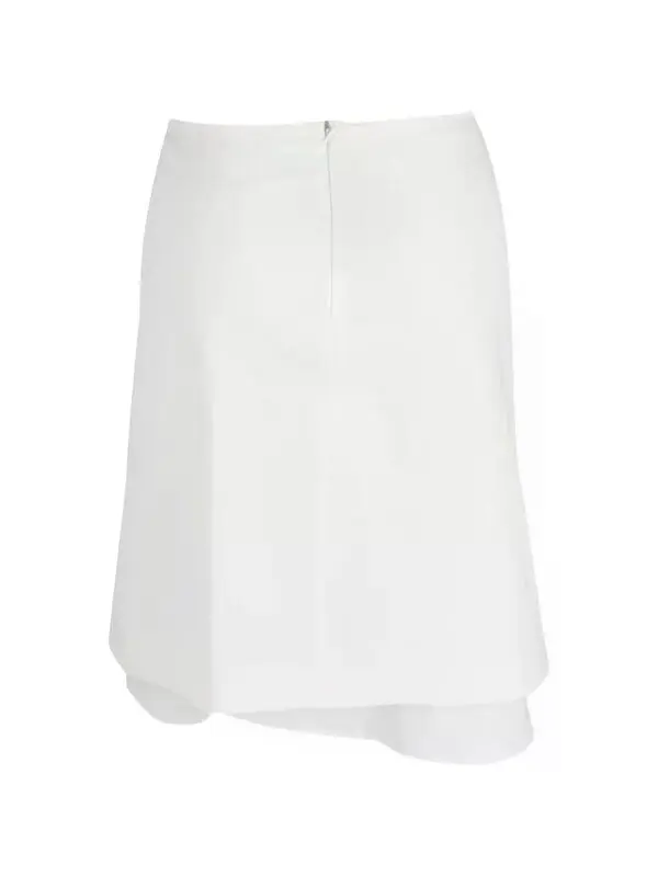 Prada Asymmetric Cotton Skirt