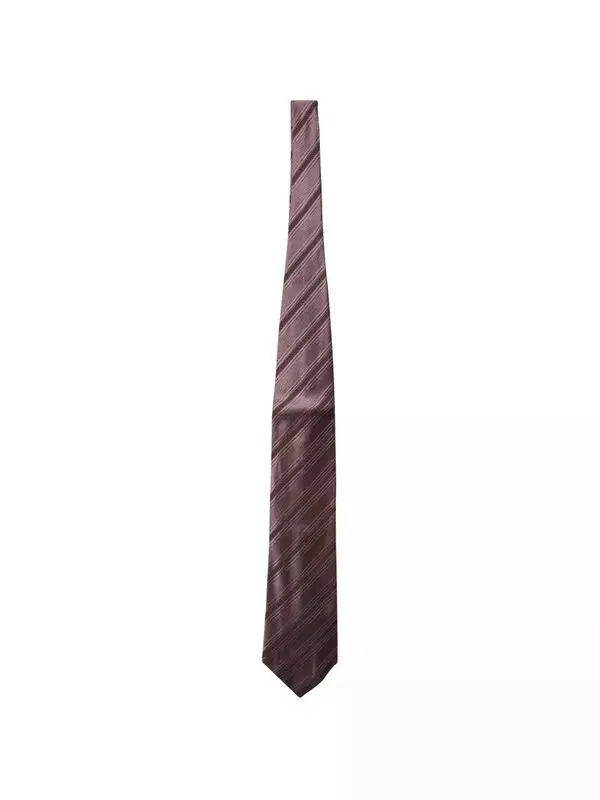 Ermenegildo Zegna Striped Neck Tie - Pink