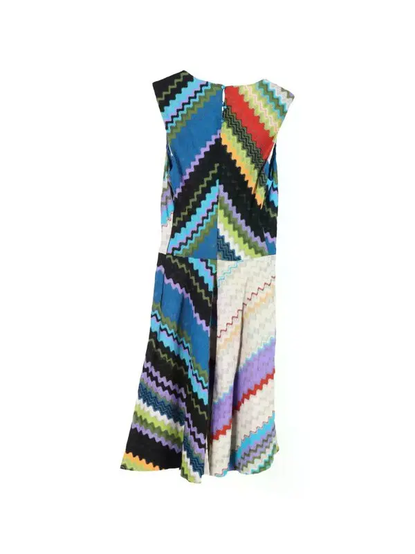 Missoni Graphic-pattern Sleeveless Midi Dress
