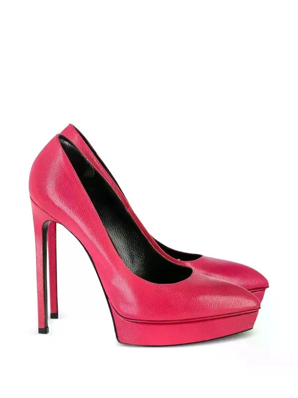 Saint Laurent Platform Pointed Pumps