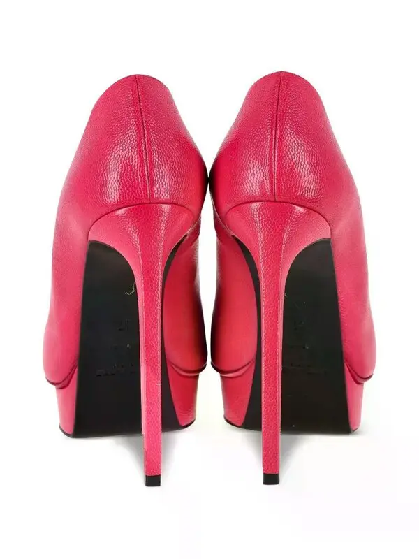 Saint Laurent Platform Pointed Pumps