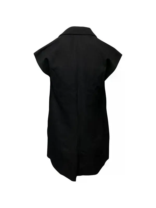 Moschino Velvet Oversized Vest Mini Dress