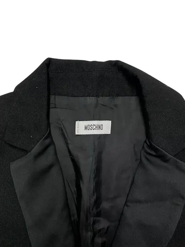 Moschino Velvet Oversized Vest Mini Dress