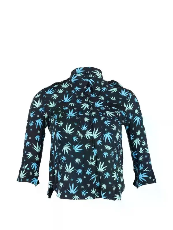 Zadig&Voltaire Leaf-print Button-down Shirt