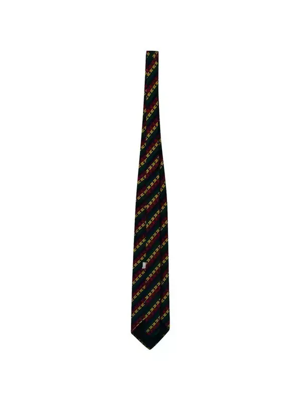 Moschino Striped-pattern Silk Neck Tie