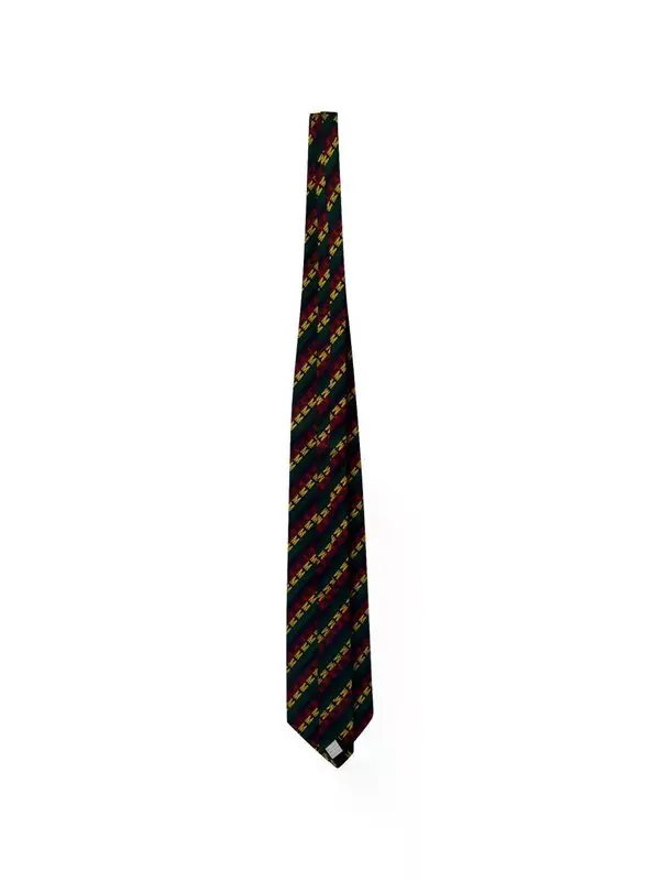 Moschino Striped-pattern Silk Neck Tie