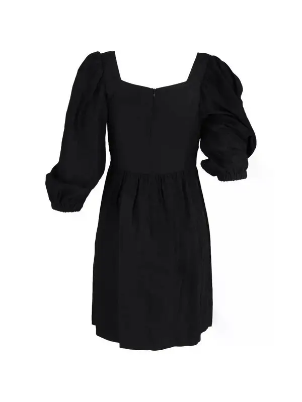 Ba&sh Palavia Square-neck Puff-sleeve Mini Dress