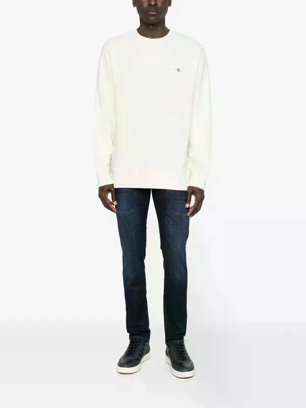 Gant Textured Logo Sweatshirt