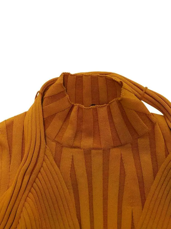 Proenza Schouler Rib Knit Long-sleeve Dress