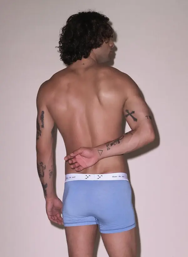 FLEUR DU MAL Boxer Brief - Denim