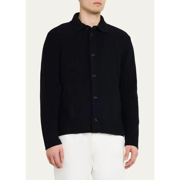 MAURIZIO BALDASSARI Cashmere Ribbed Cardigan