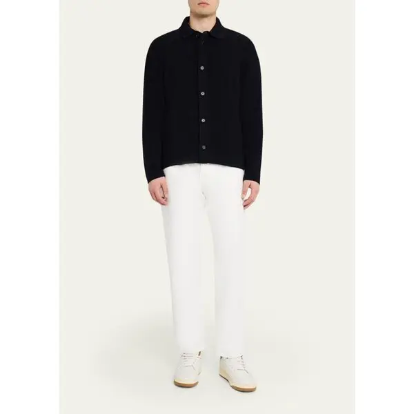 MAURIZIO BALDASSARI Cashmere Ribbed Cardigan
