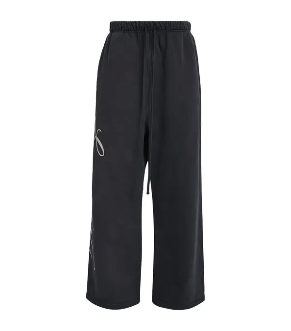 Fear Of God Cotton Fleece Sweatpants - Black