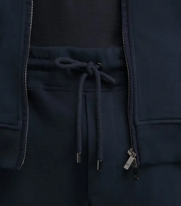 Pal Zileri Cotton-blend Drawstring Sweatpants