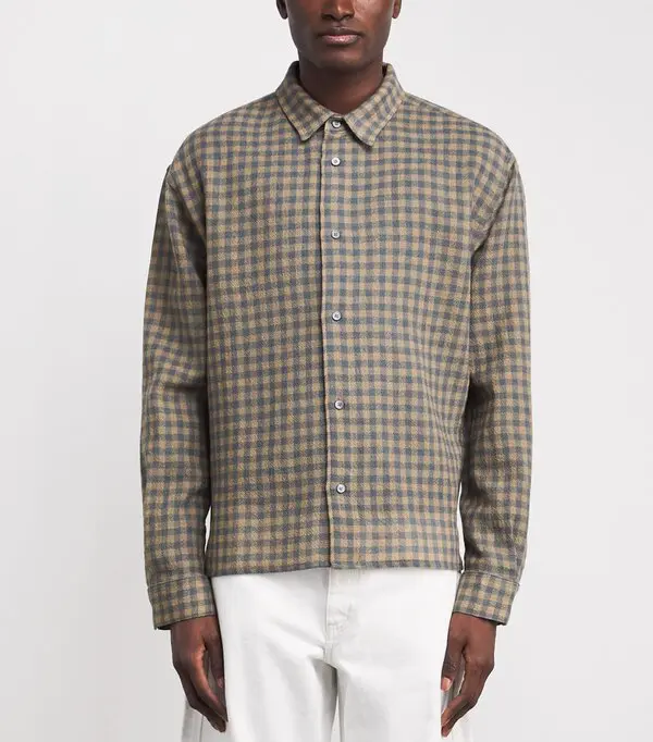 FRAME Virgin Wool Check Shirt