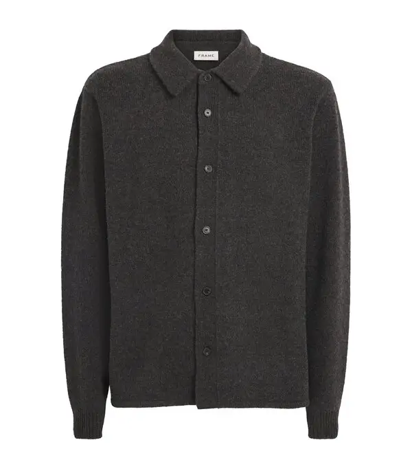 FRAME Yak-merino Wool Cardigan - Brown