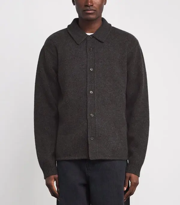 FRAME Yak-merino Wool Cardigan - Brown
