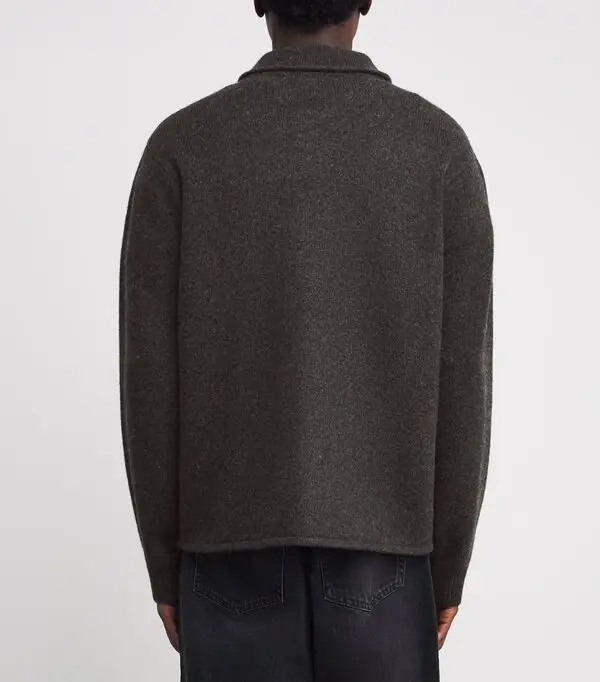 FRAME Yak-merino Wool Cardigan - Brown