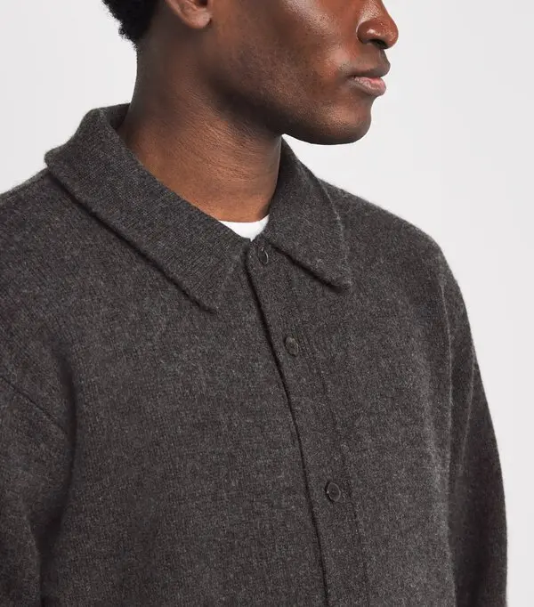 FRAME Yak-merino Wool Cardigan - Brown