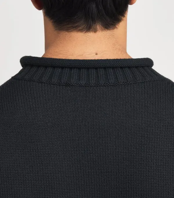 Studio Nicholson Merino Wool-cotton Sweater