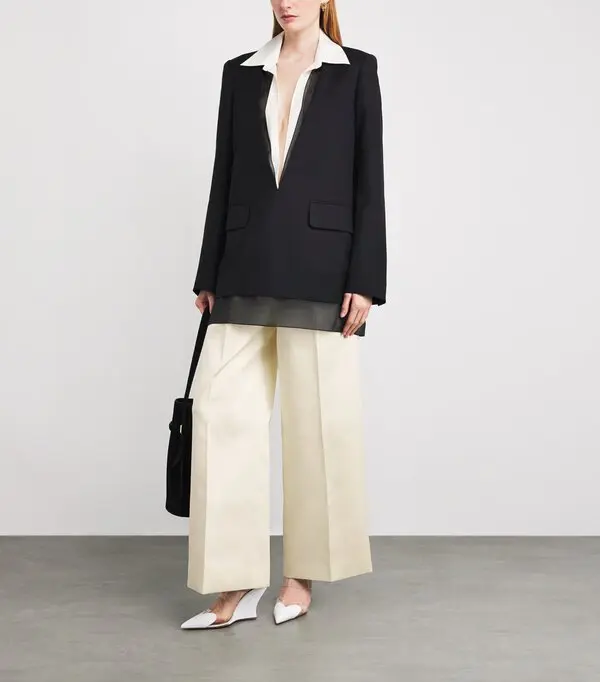 VORANIDA Pleated Wide-leg Trousers