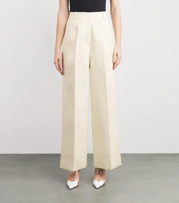 VORANIDA Pleated Wide-leg Trousers